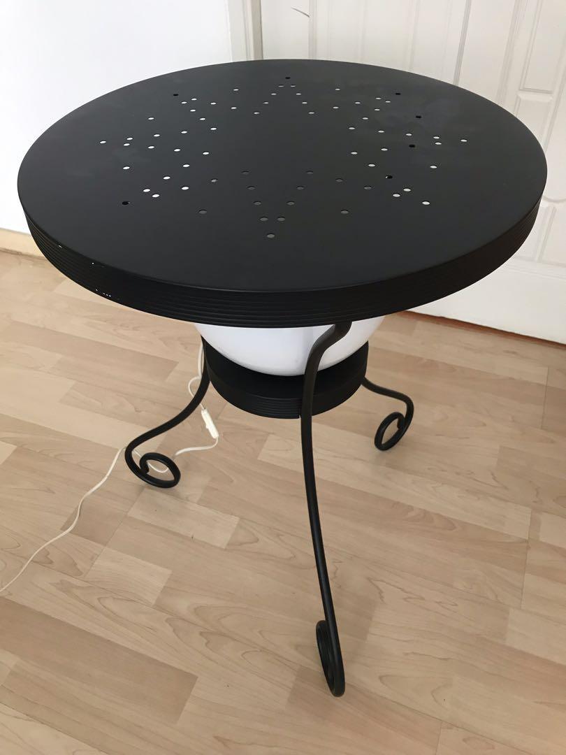 IKEA Round Metal Table, Furniture & Home Living, Furniture, Tables ...