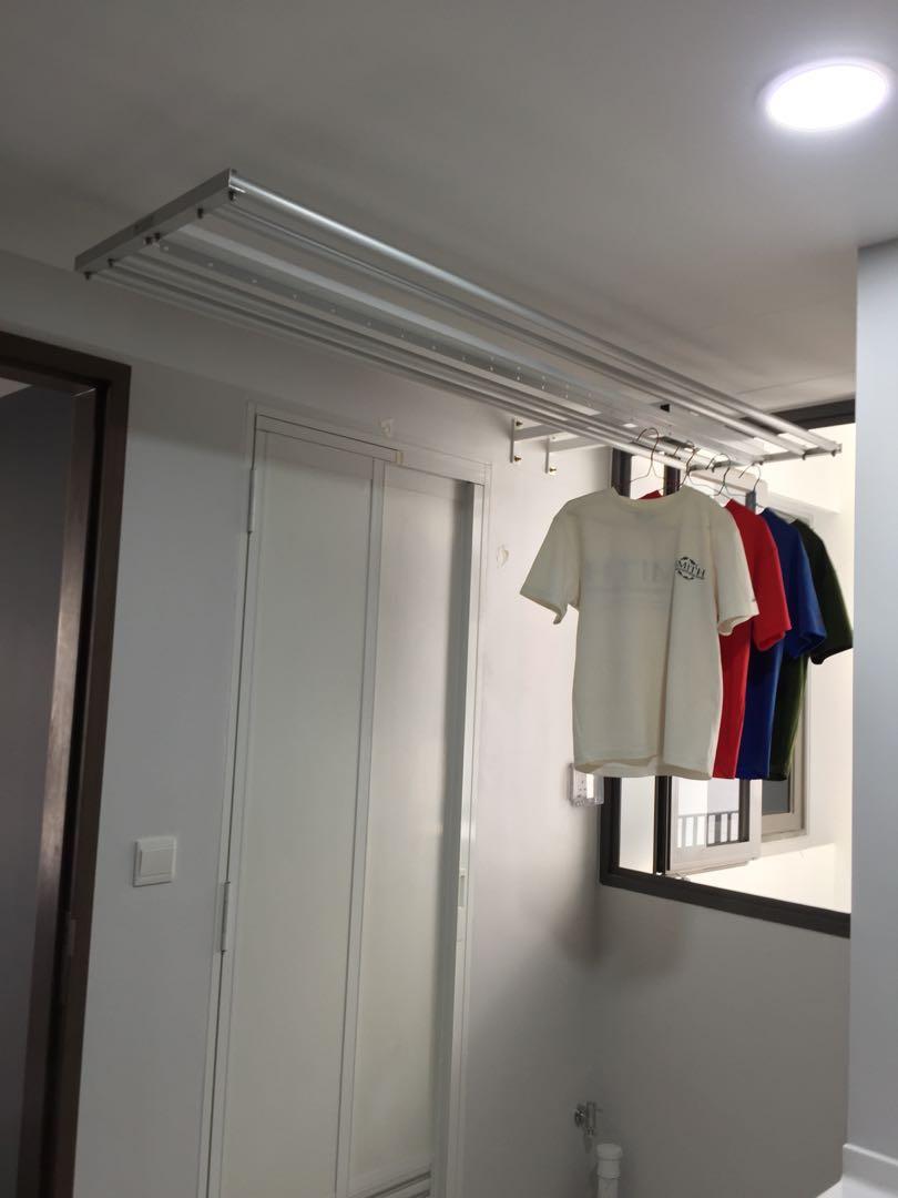 Indoor and outdoor sliding cloths laundry system (Made in Singapore ...