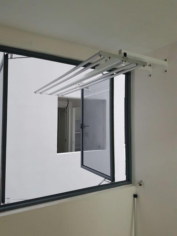 Indoor and outdoor sliding cloths laundry system (Made in Singapore ...