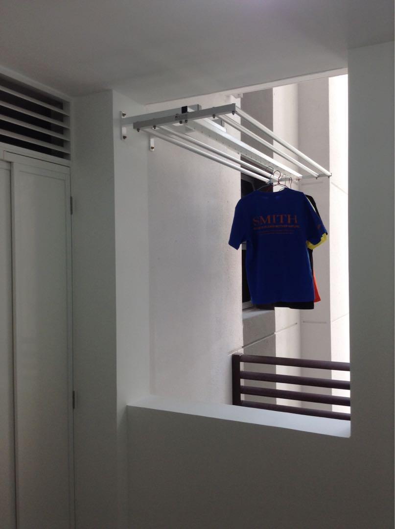 Indoor and outdoor sliding cloths laundry system (Made in Singapore ...