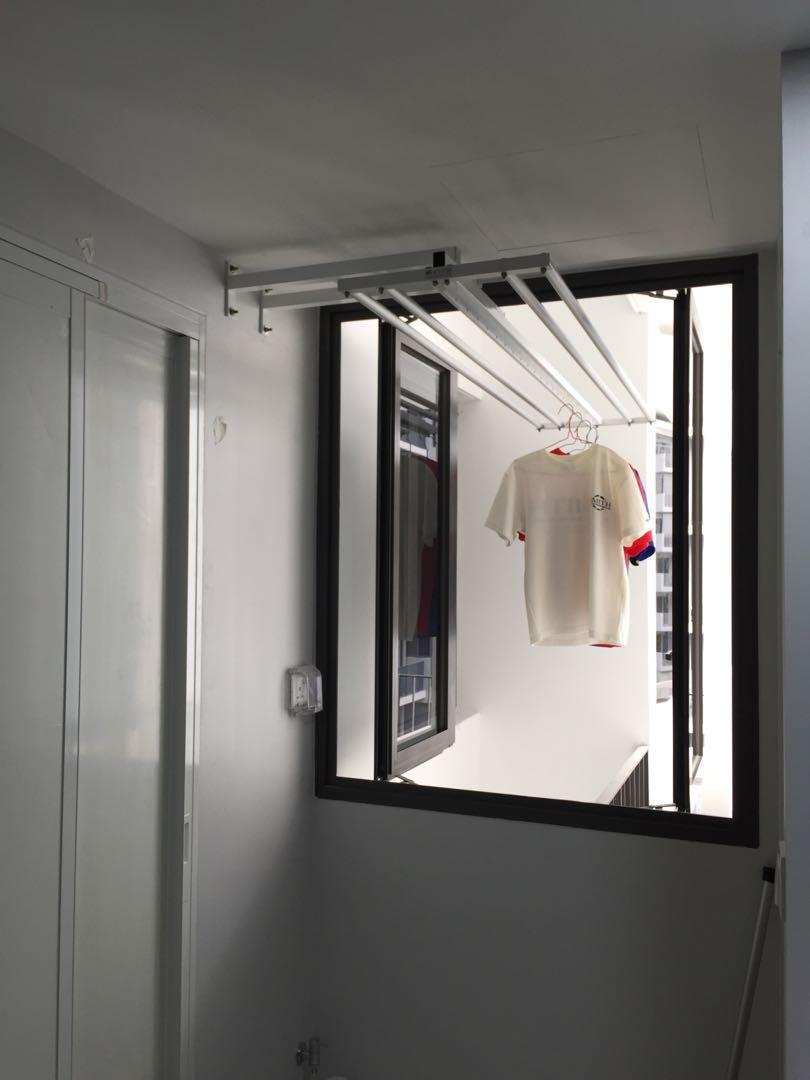 Indoor and outdoor sliding cloths laundry system (Made in Singapore ...