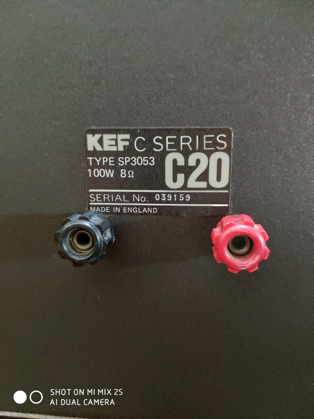 KEF C SERIES C20 speakers (MADE IN ENGLAND), Audio, Soundbars, Speakers ...