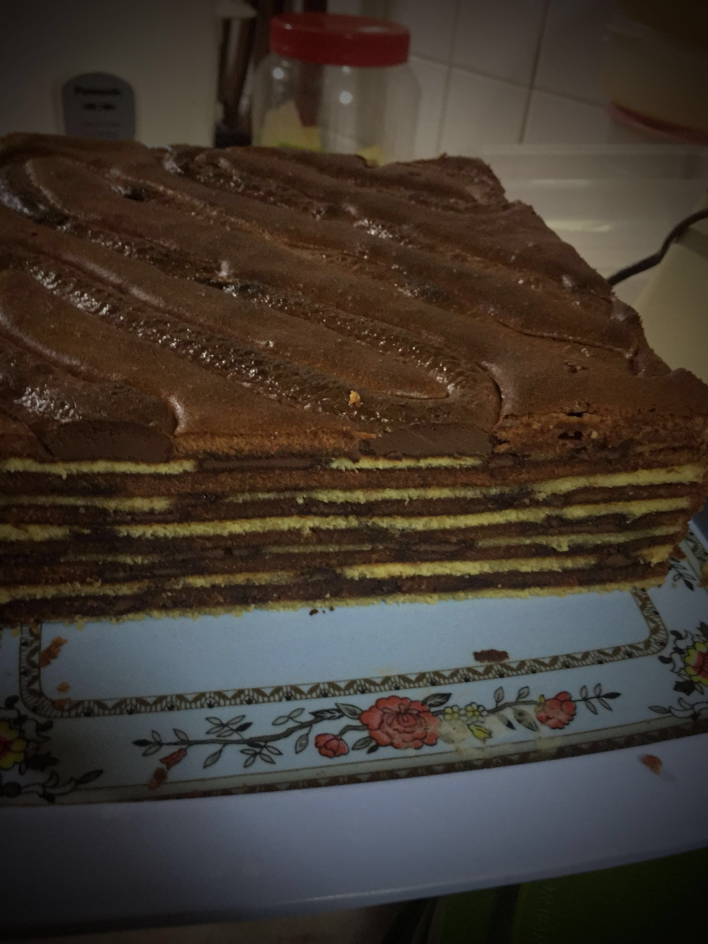 Kek Lapis Nutella, Food & Drinks, Baked Goods on Carousell
