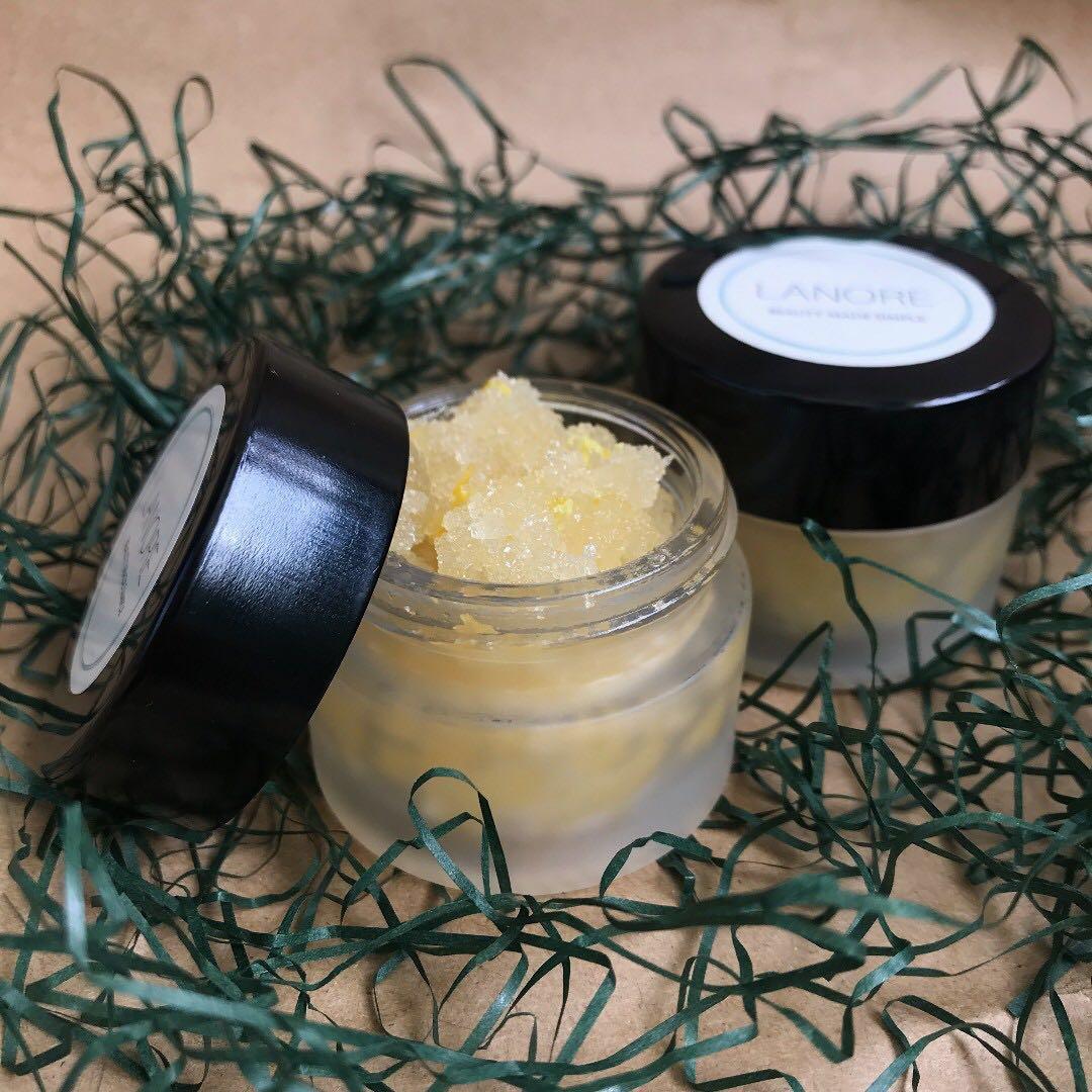 Lanore Original Honey Lemon Lip Scrub, Beauty & Personal Care, Bath ...