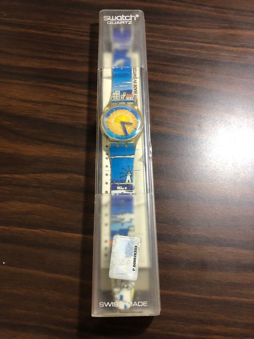 Limited Edition Athens 2004 Olympic Swatch Watch, Men's Fashion ...