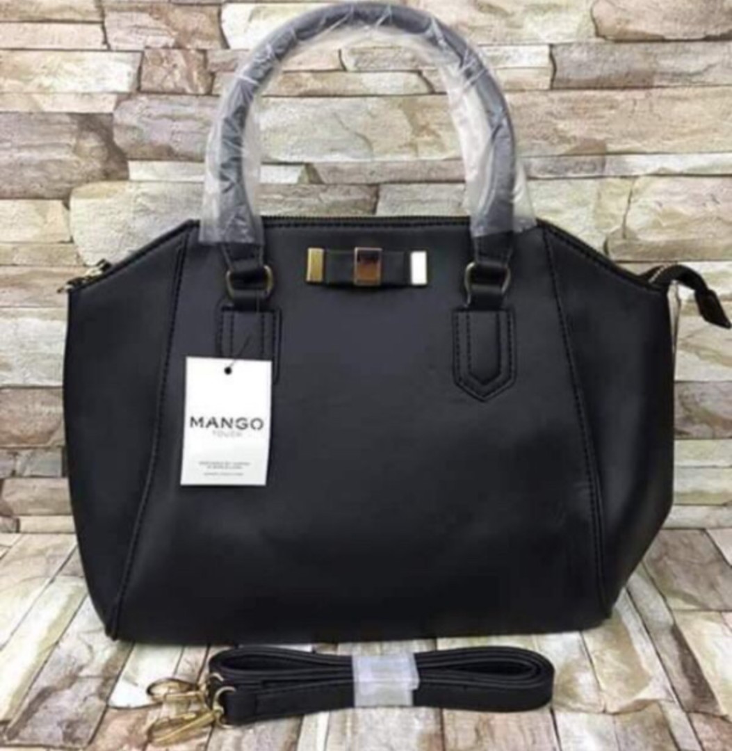 Mango Touch hand/Sling bag with Ribbon, Luxury, Bags & Wallets on Carousell