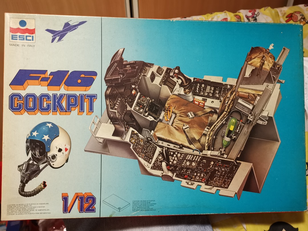 Mint Esci 1/12 scale F-16 cockpit section., Hobbies & Toys, Toys & Games on Carousell