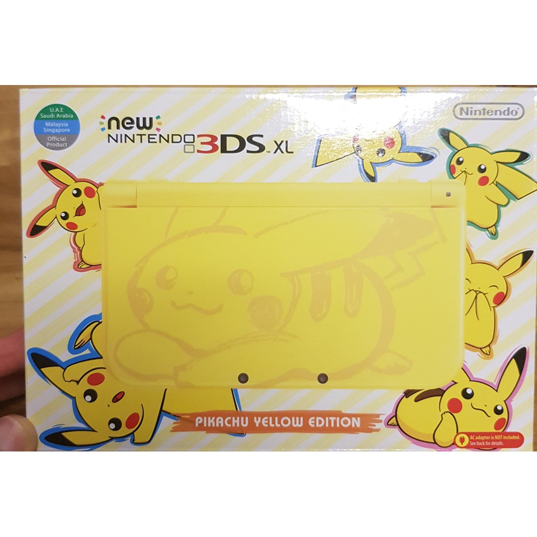 Nintendo 3DS XL Special Pikachu Edition, Video Gaming, Video Games ...