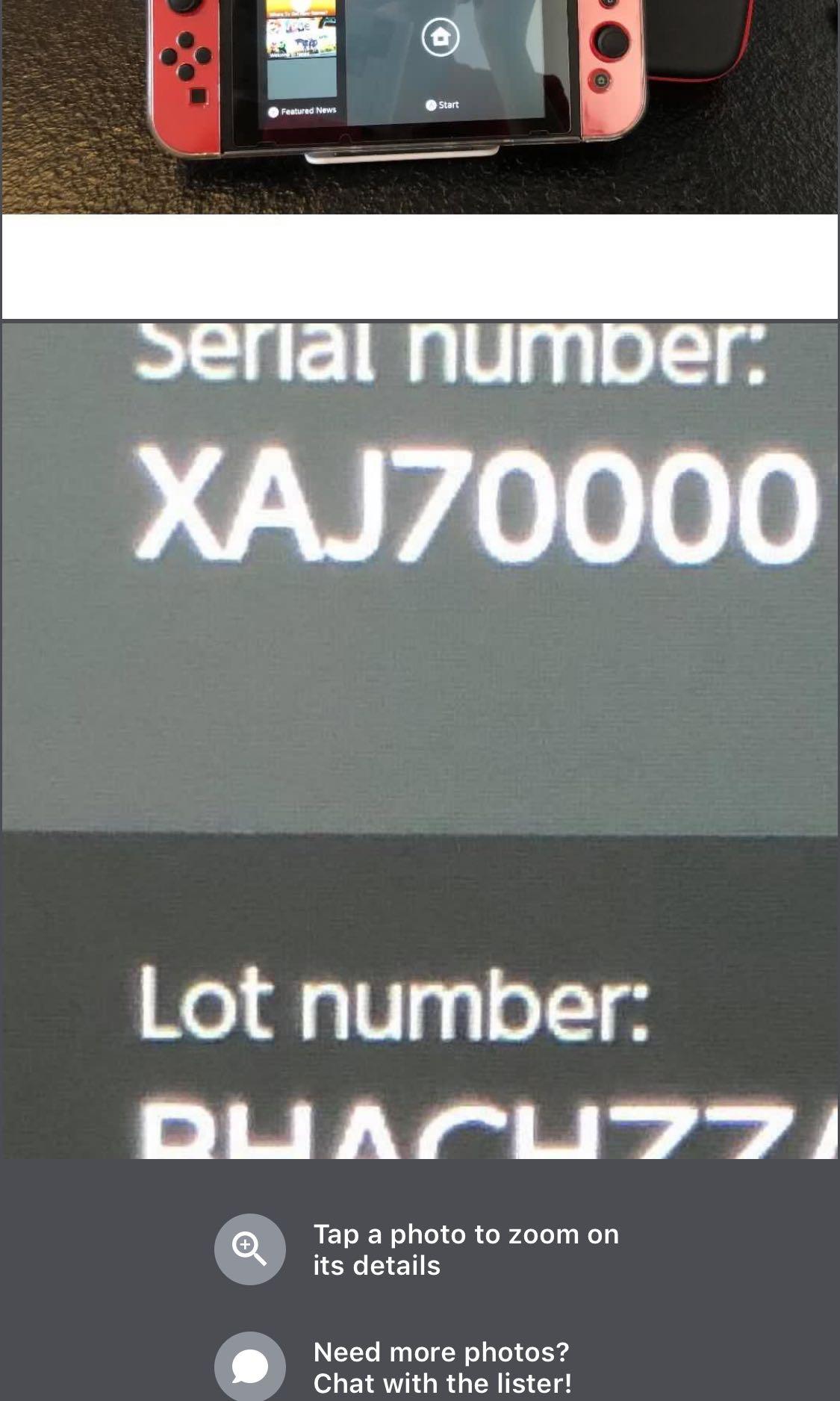 Nintendo Switch Console ( Moddable Serial ), Video Gaming, Video Game ...