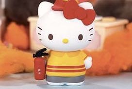Popmart Hello Kitty *Fireman*, Everything Else on Carousell
