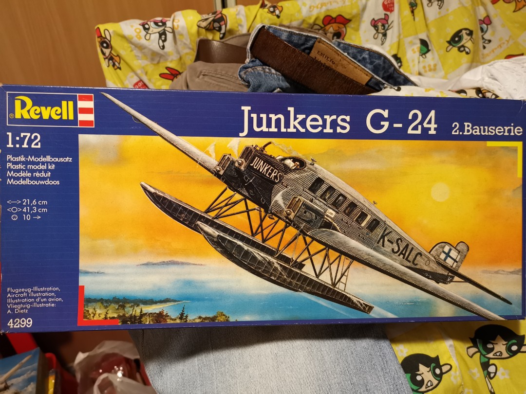[Last reduction!] Revell 1/72 Junkers G-24 scale aircraft model, Toys ...