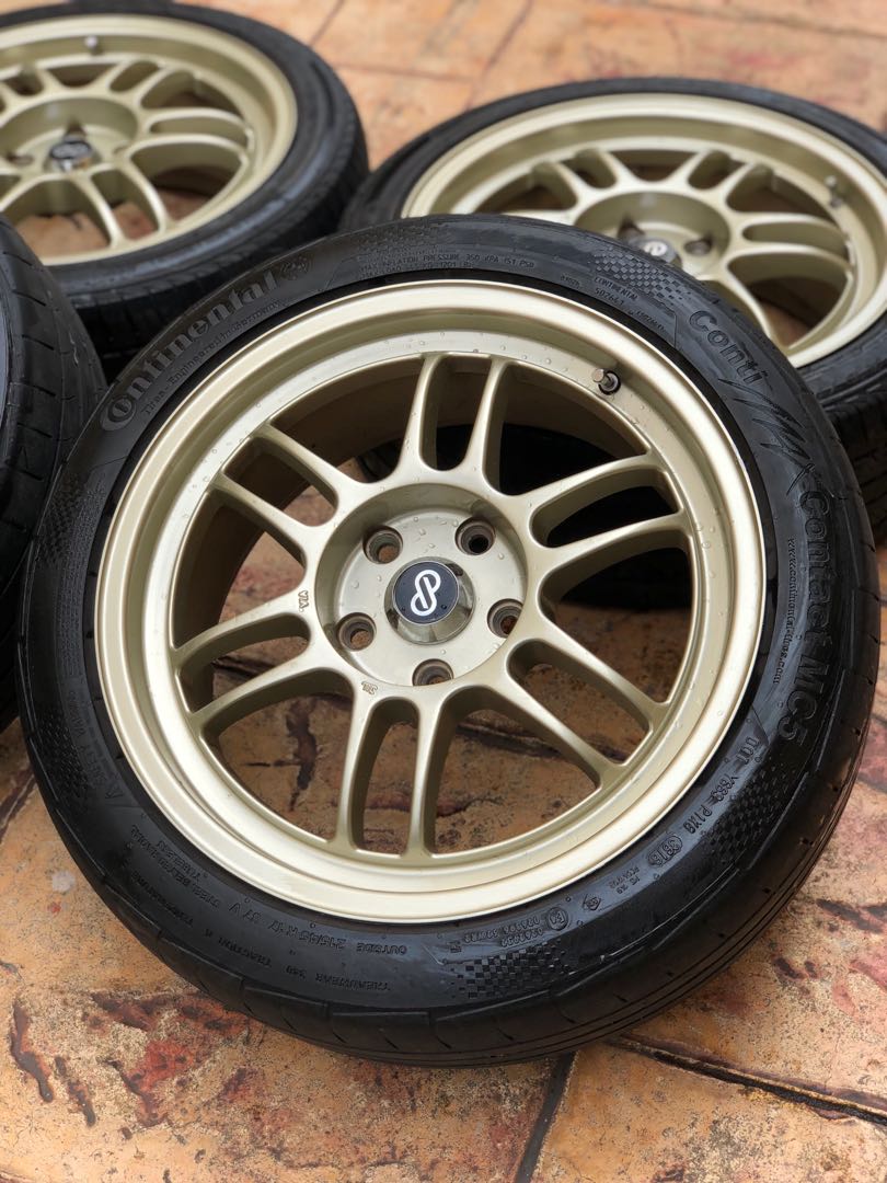 Rim Enkei RPF1 17x7.5 jj 5x114, Auto Accessories on Carousell