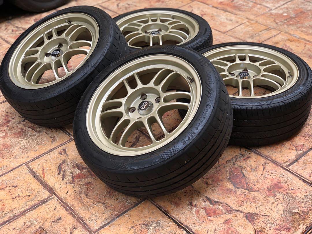 Rim Enkei RPF1 17x7.5 jj 5x114, Auto Accessories on Carousell