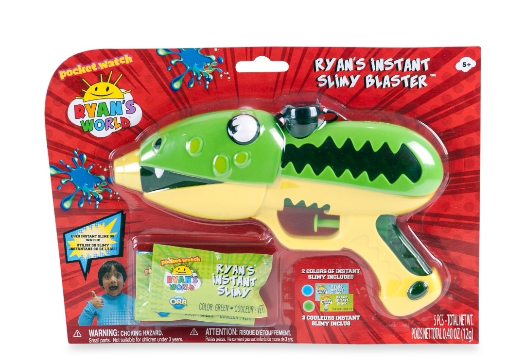 Ryan's World Gus Instant Slime Shooting Blaster, Hobbies & Toys, Toys ...