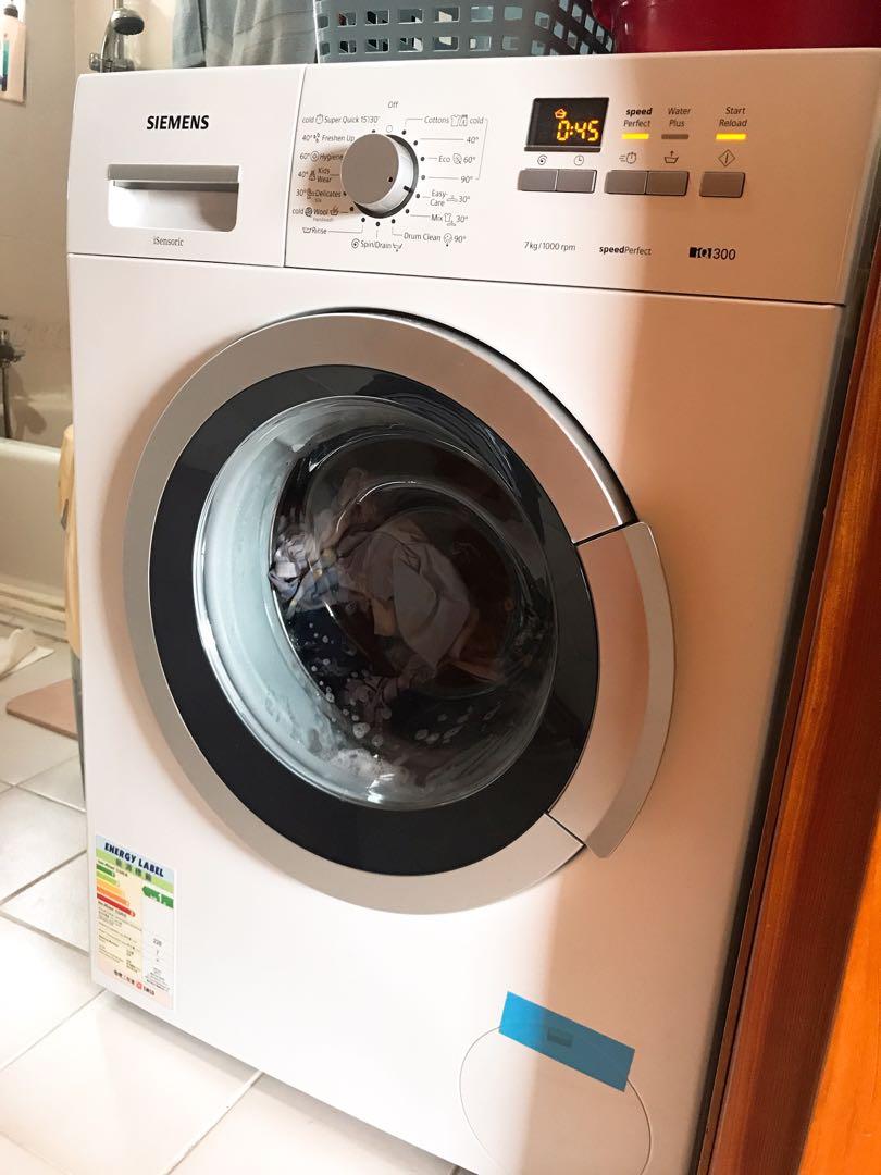 Siemens Washing Machine 西門寺洗衣機, 家庭電器, 洗衣機及乾衣機 - Carousell