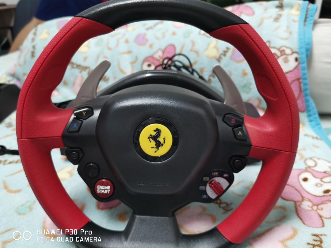 Thrustmaster Ferrari 458 Spider Racing Wheel, Video Gaming, Video Game ...