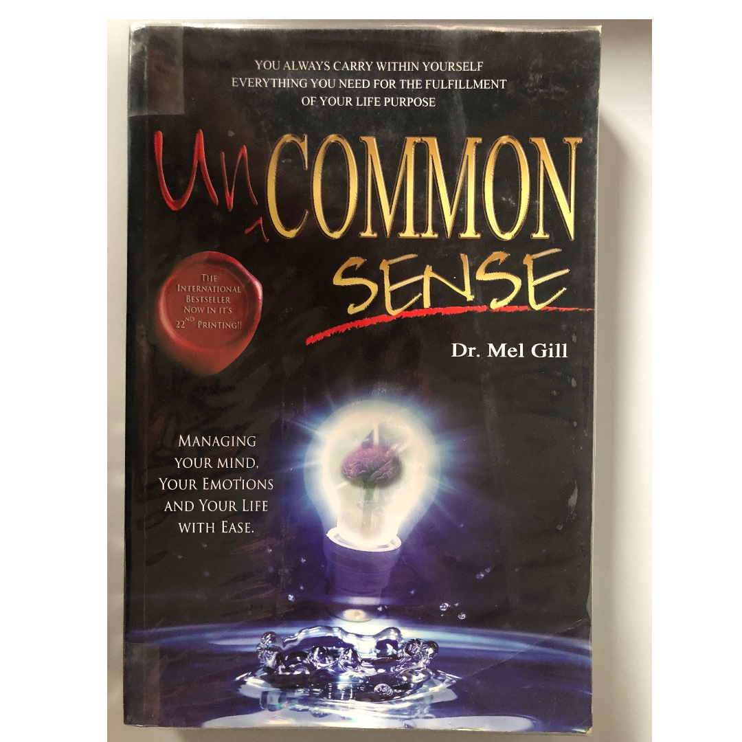 Uncommon Sense by Mel Gill, Hobbies & Toys, Books & Magazines, Fiction ...