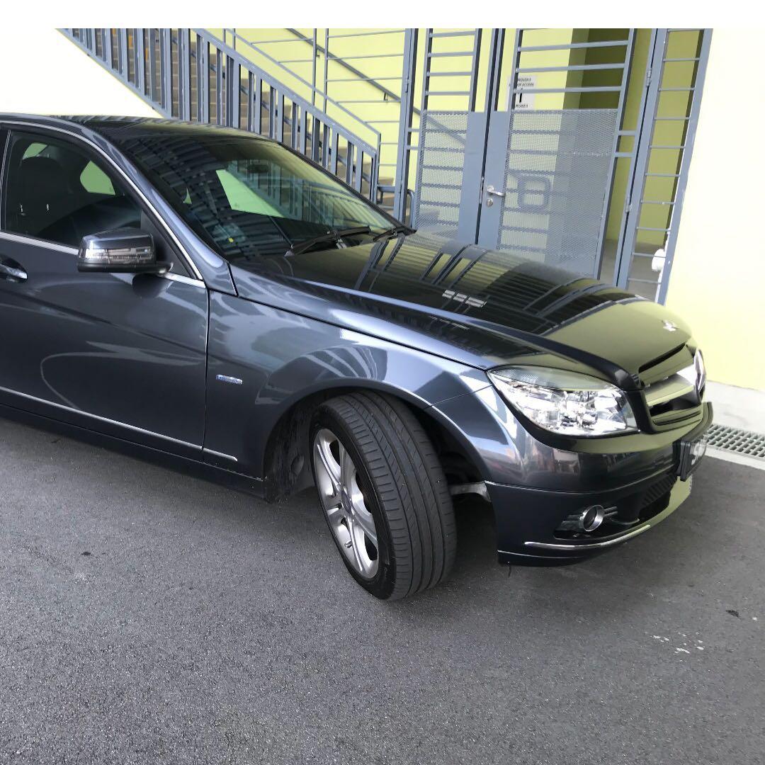 W204 C180 2009 Pre-facelift Front Bonnet, Bumper, Back Rear Bumper and ...