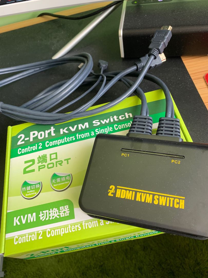 2-Port KVM Switch, Computers & Tech, Parts & Accessories, Cables & Adaptors on Carousell
