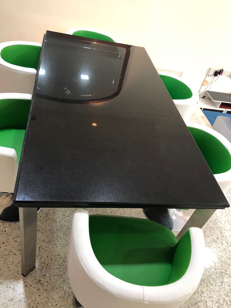 8 Pax Marble Table, Furniture & Home Living, Furniture, Tables & Sets ...