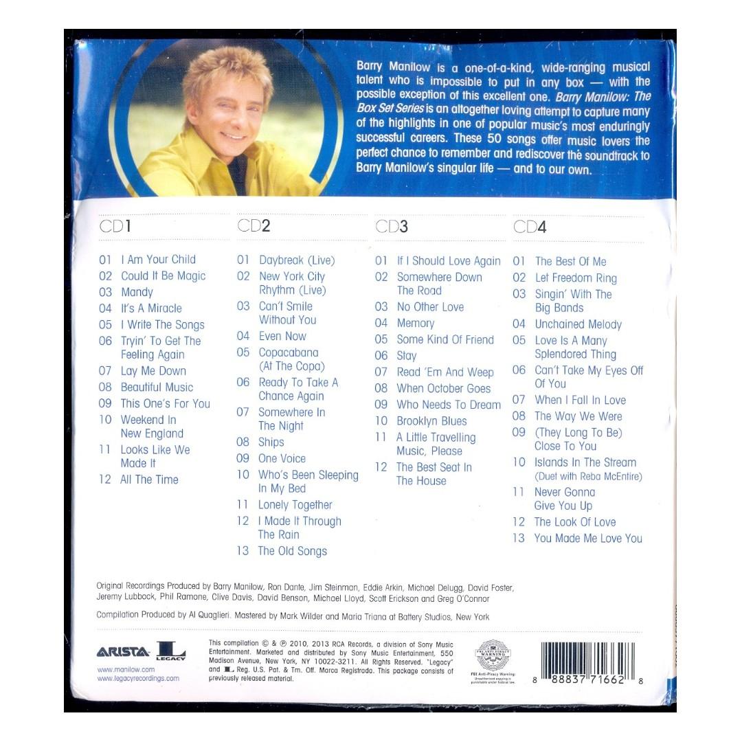 Barry Manilow The Box Set Series [ CD ], Hobbies & Toys, Music & Media ...