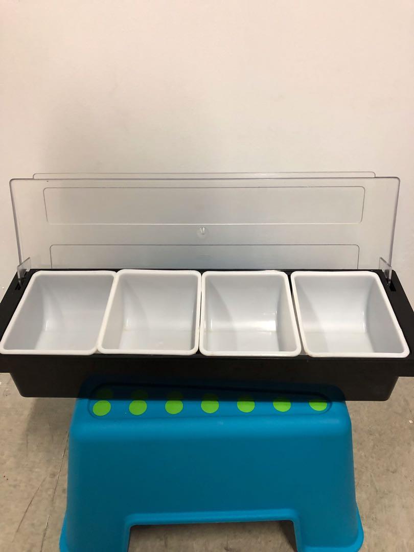 Condiments divider container, Furniture & Home Living, Kitchenware ...