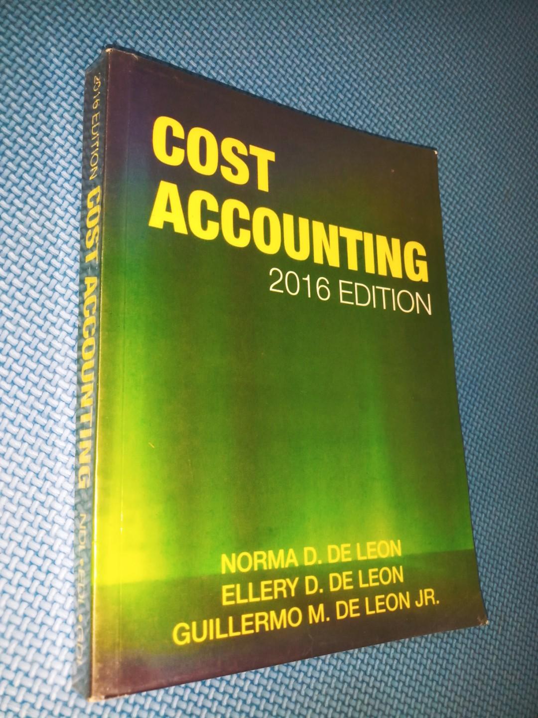 COST ACCOUNTING De Leon Hobbies Toys Books Magazines Textbooks COST ACCOUNTING De Leon Hobbies Toys Books Magazines Textbooks