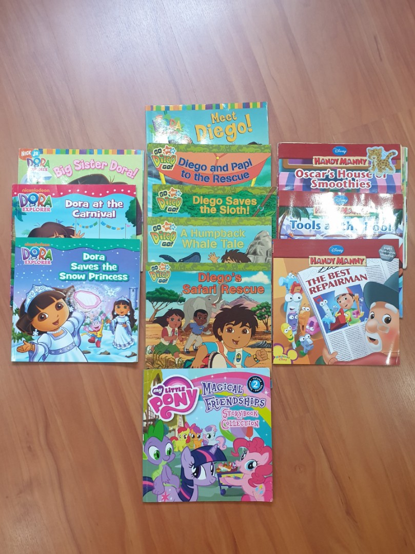 Dora / Handy Mandy / My Little Pony story books, Hobbies & Toys, Books ...