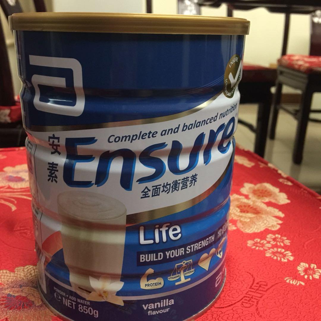 Ensure Life Adult Milk Powder 850g (Vanilla), Health & Nutrition ...