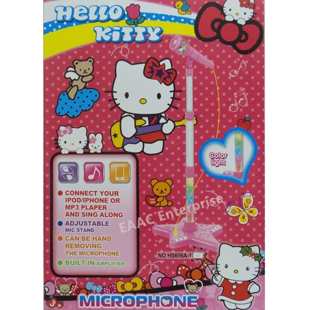 hello kitty microphone stand