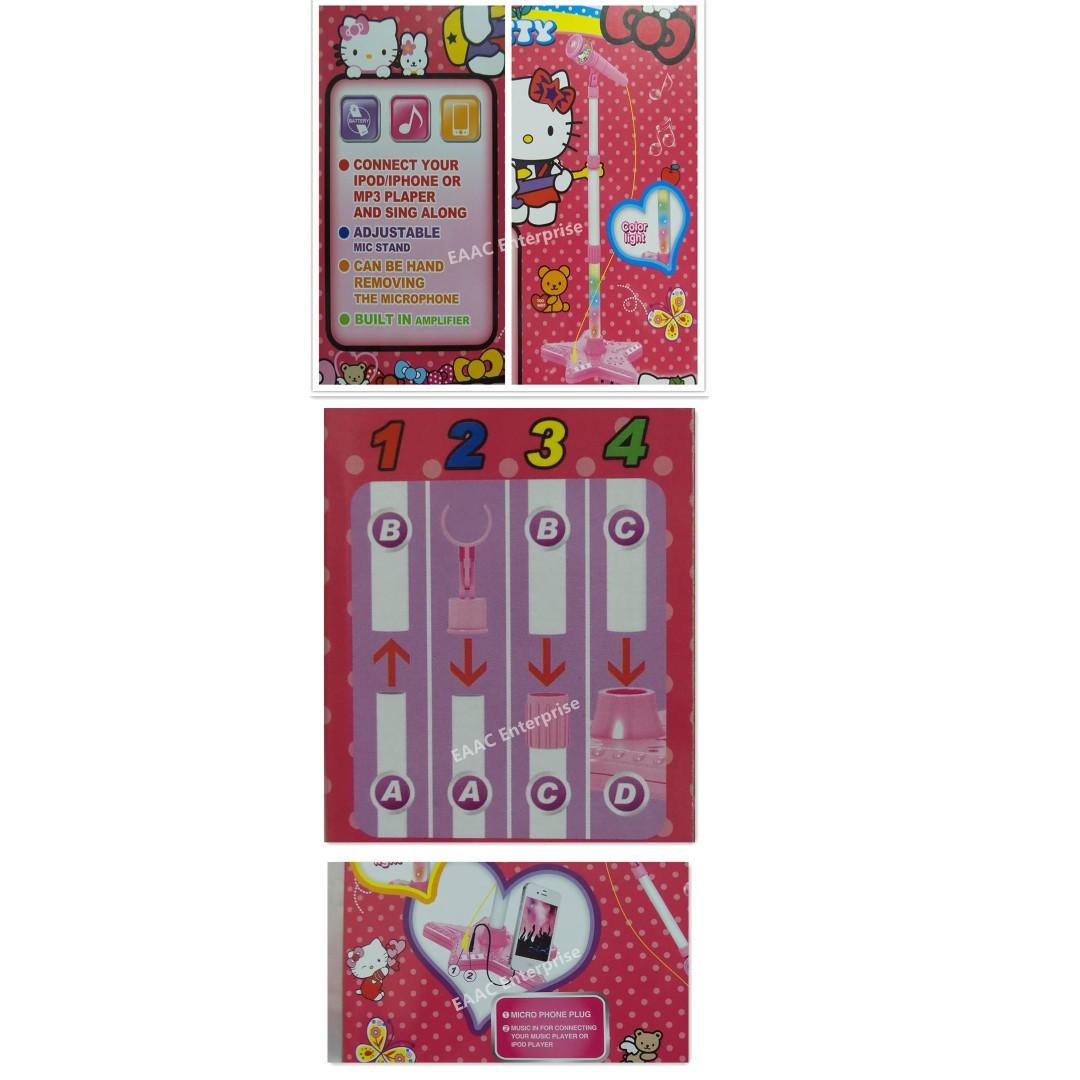 hello kitty microphone stand