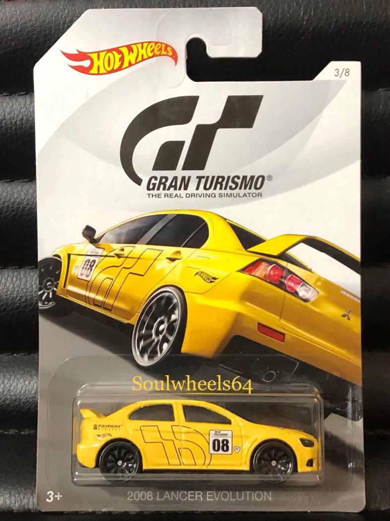 Hot Wheels Gran Turismo Mitsubishi Lancer Evolution 10 Evo PS4, Hobbies ...