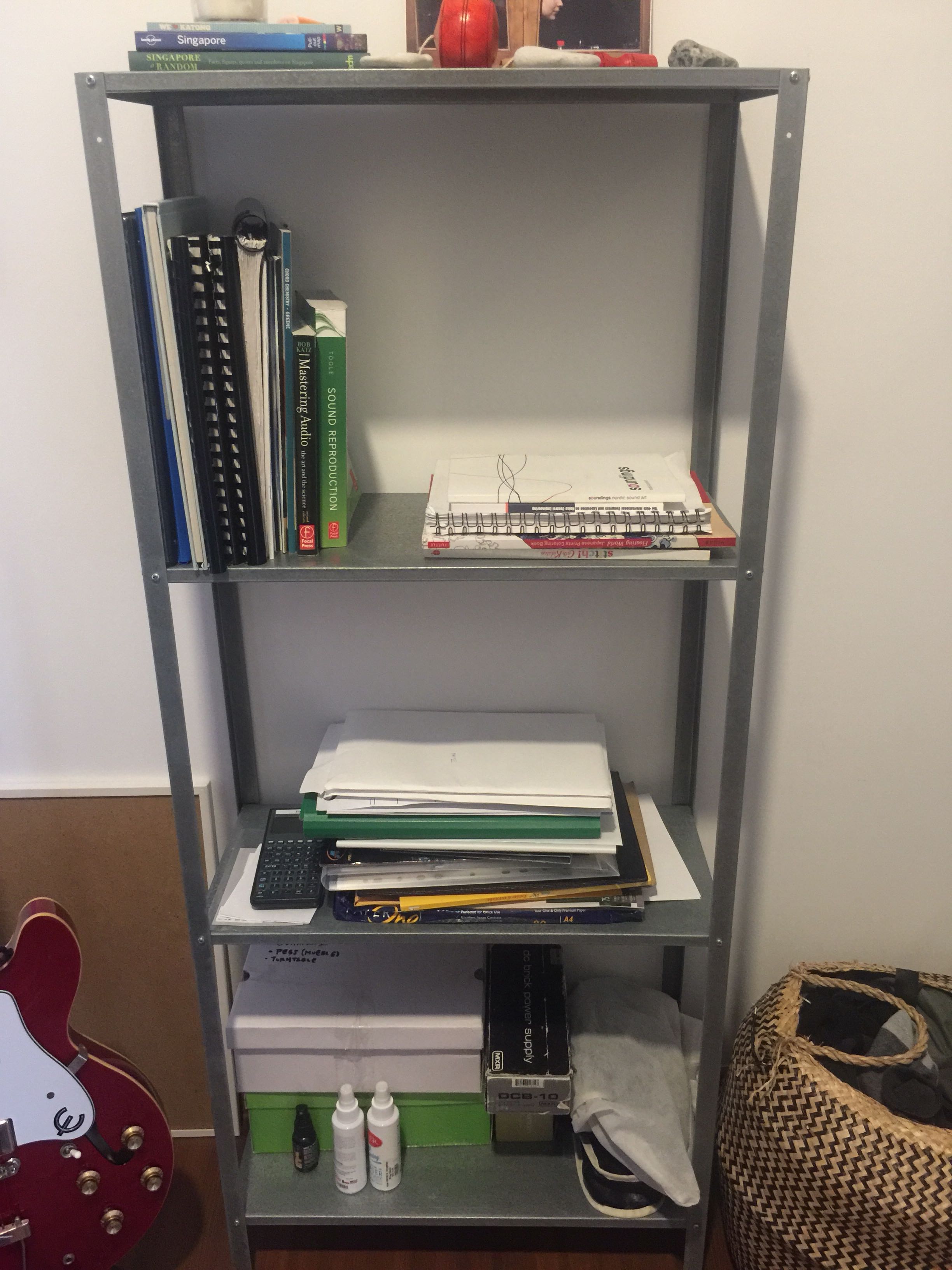 IKEA metal shelf, Furniture & Home Living, Furniture, Shelves, Cabinets ...