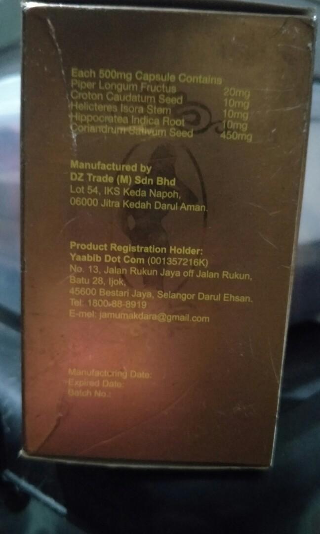 Jamu Mak Dara - Last 1, Health & Nutrition, Health Supplements, Health ...