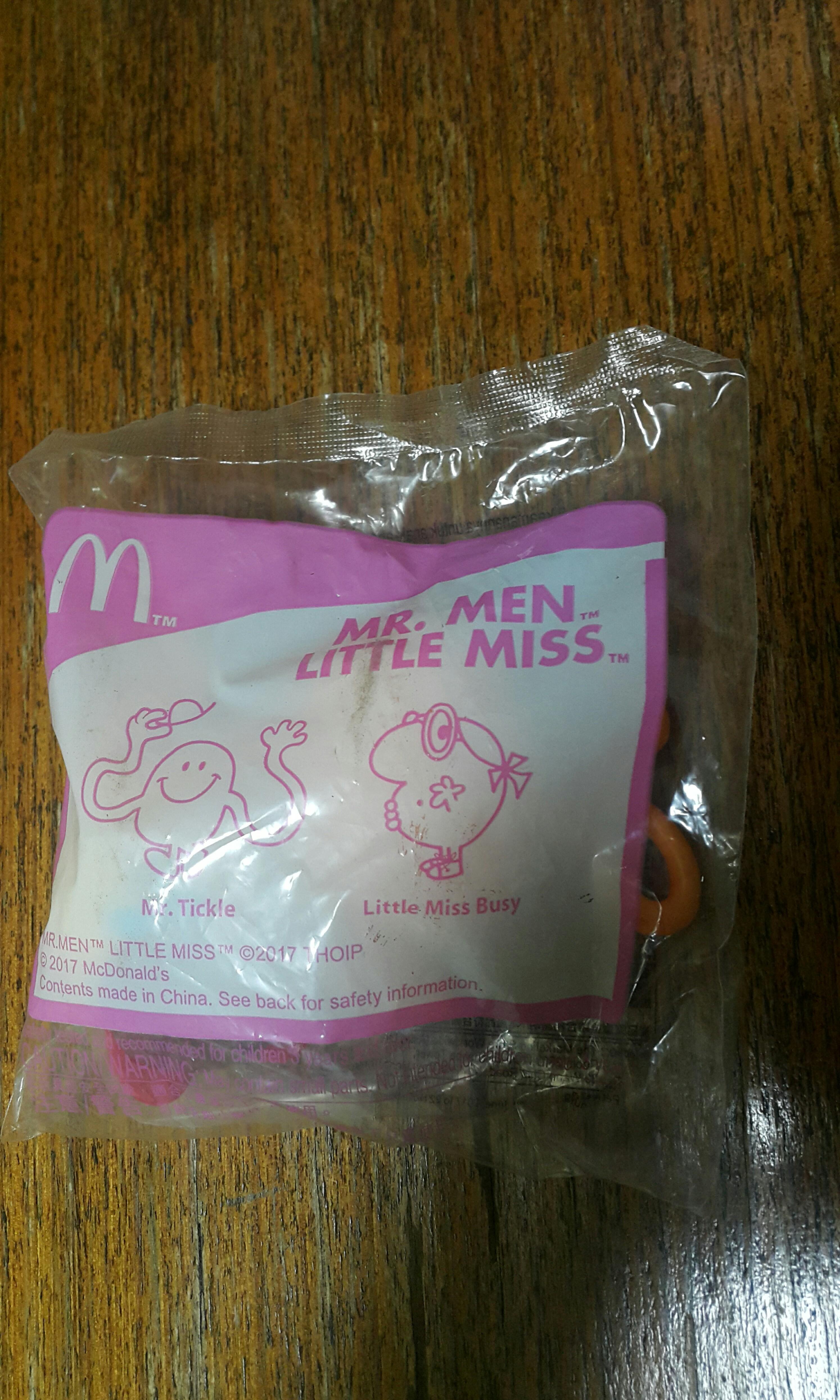McDonald's Happy Meal Mr. Men and Little miss 2 sets, Hobbies & Toys ...