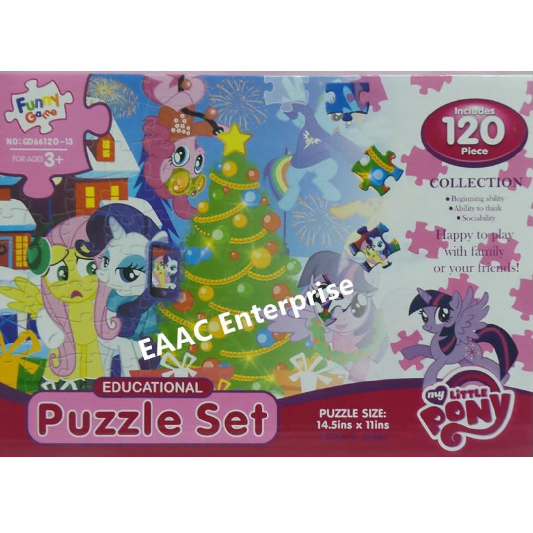 My Little Pony Poney Beautiful Jigsaw Puzzle Bricks 37cmx 28cm 120pcs ...
