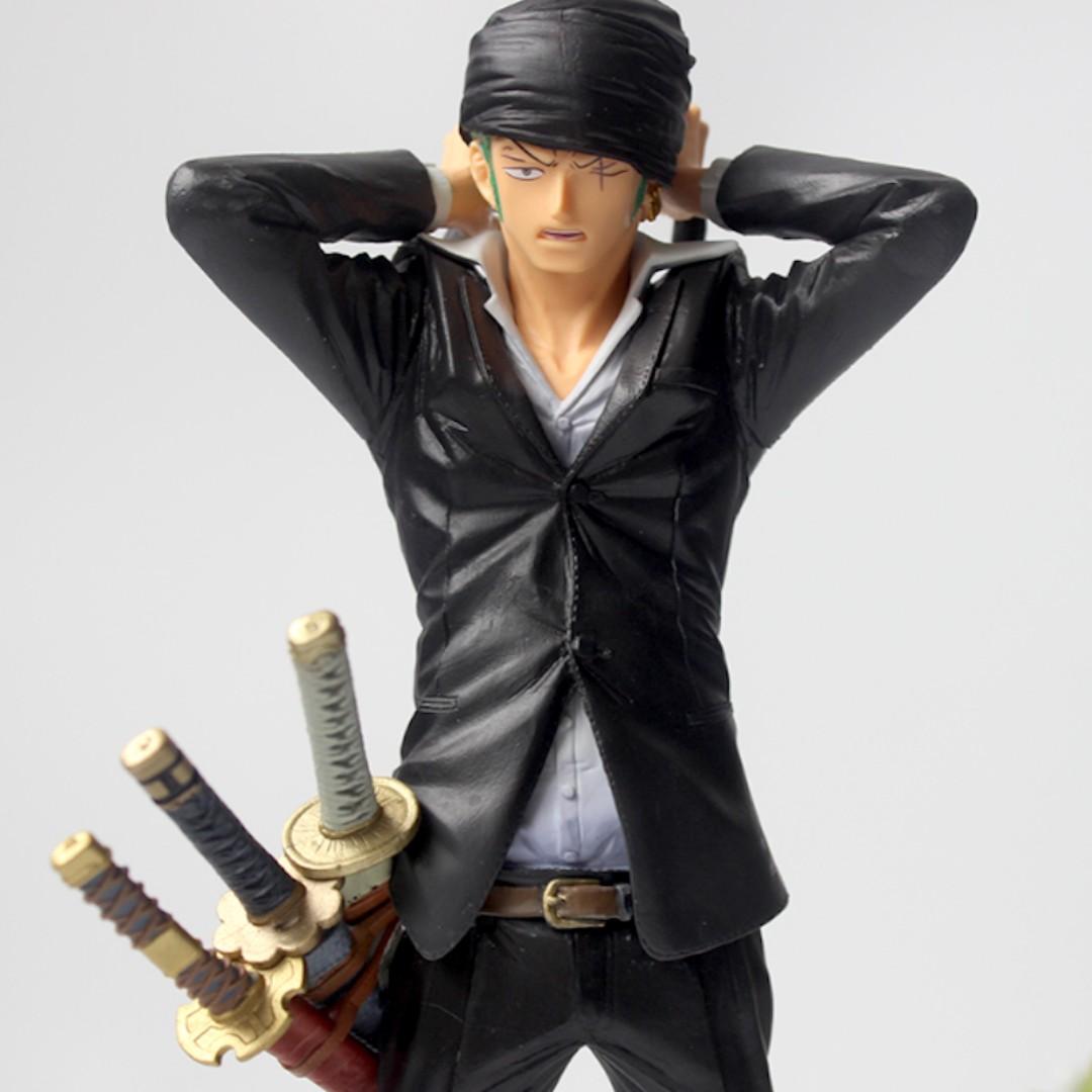 One Piece ZORO Figurine Roronoa Zoro Black Action Figure Model Toys ...
