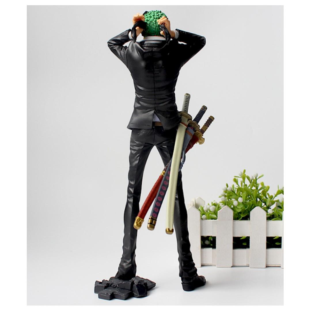 One Piece ZORO Figurine Roronoa Zoro Black Action Figure Model Toys ...
