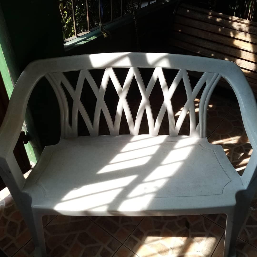 Outdoor Monoblock bench (heavy duty), Furniture & Home Living, Outdoor ...