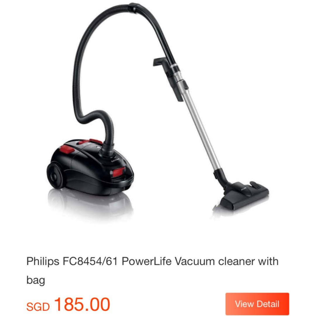 Philips 2000W PowerLife Vacuum Cleaner FC8454/61, TV & Home Appliances ...