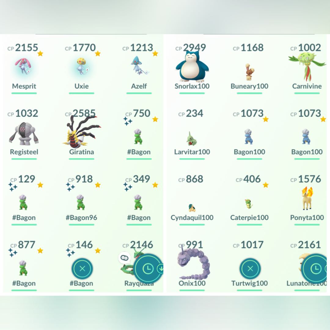 Pokemon Go Level 30 With Lake Trio Shinies And Iv100 Video Gaming Gaming Accessories Game T