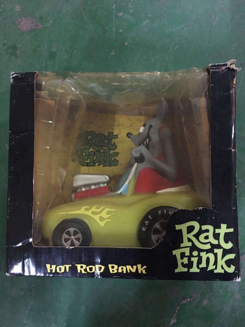 RAT Fink hot rod bank, 興趣及遊戲, 玩具 & 遊戲類 - Carousell