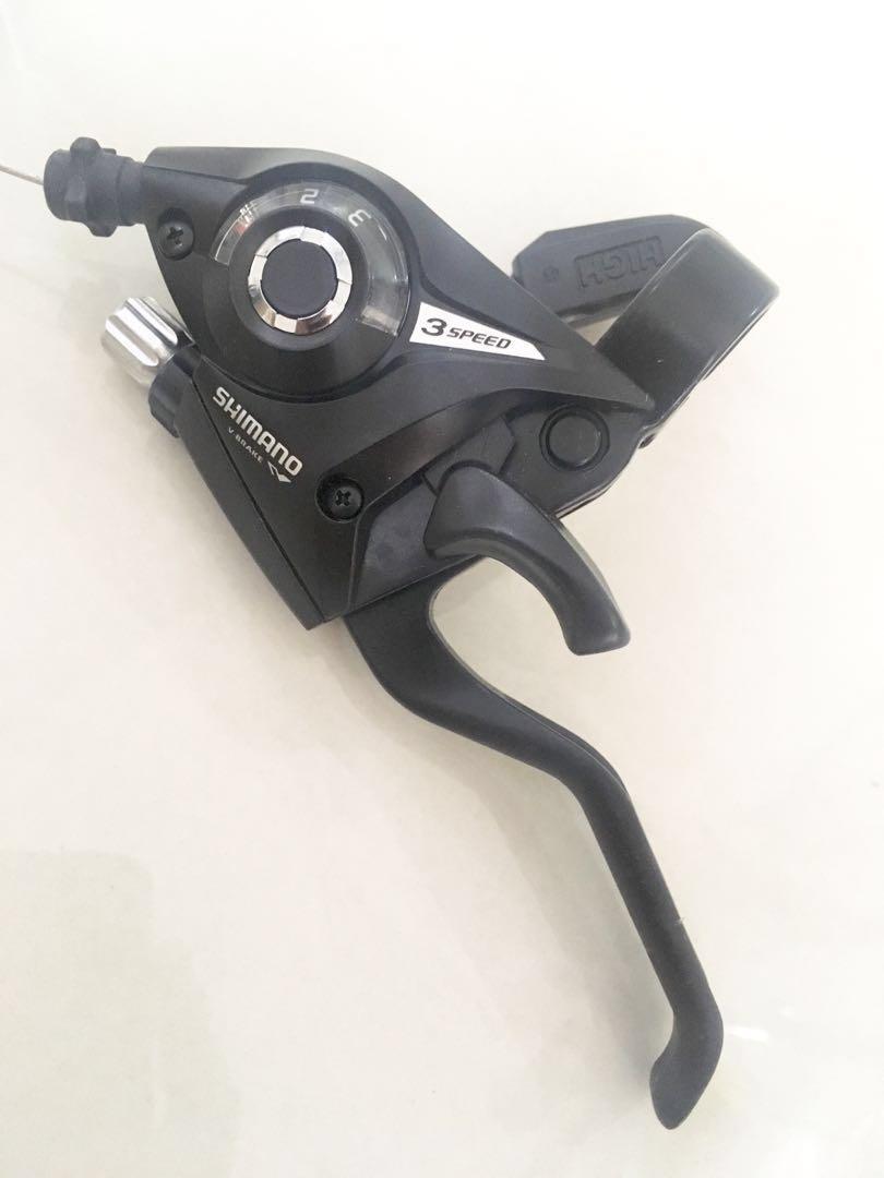 Shimano ST-EF51 Integrated Shifter Lever Pair 3 X 8 Speed OR 3 X 7 ...