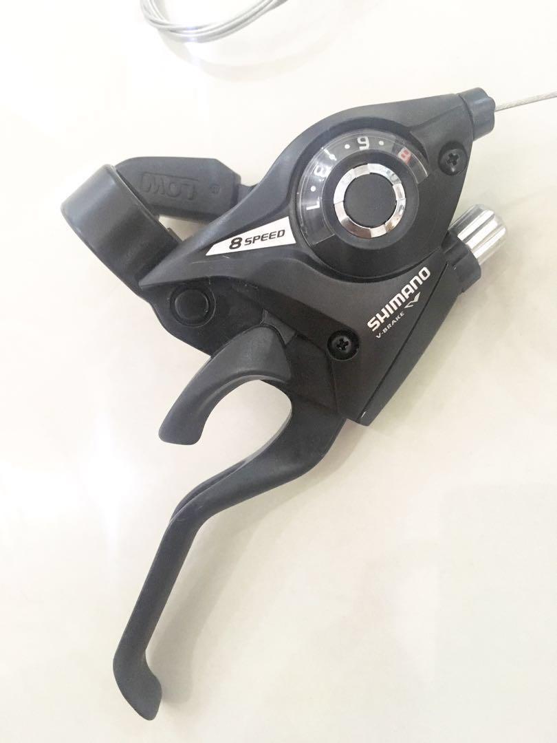 Shimano ST-EF51 Integrated Shifter Lever Pair 3 X 8 Speed OR 3 X 7 ...