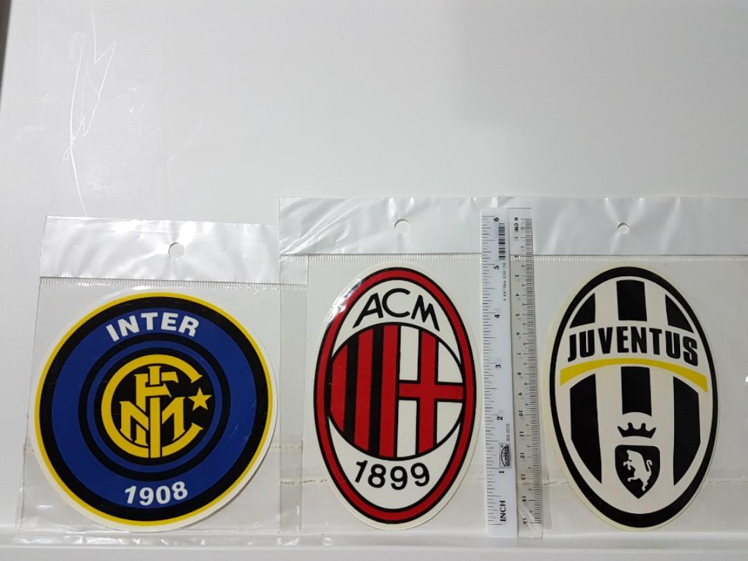 Soccer Club Stickers for door, laptop, decoration, desk etc (Not car ...