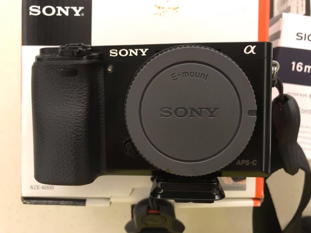 Sony A6000 Body + 2 batteries + Peak Design Slide Lite strap + IR ...