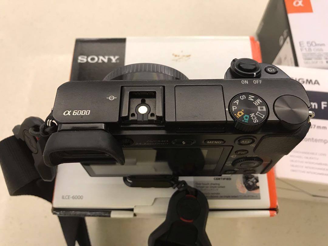 Sony A6000 Body + 2 batteries + Peak Design Slide Lite strap + IR ...
