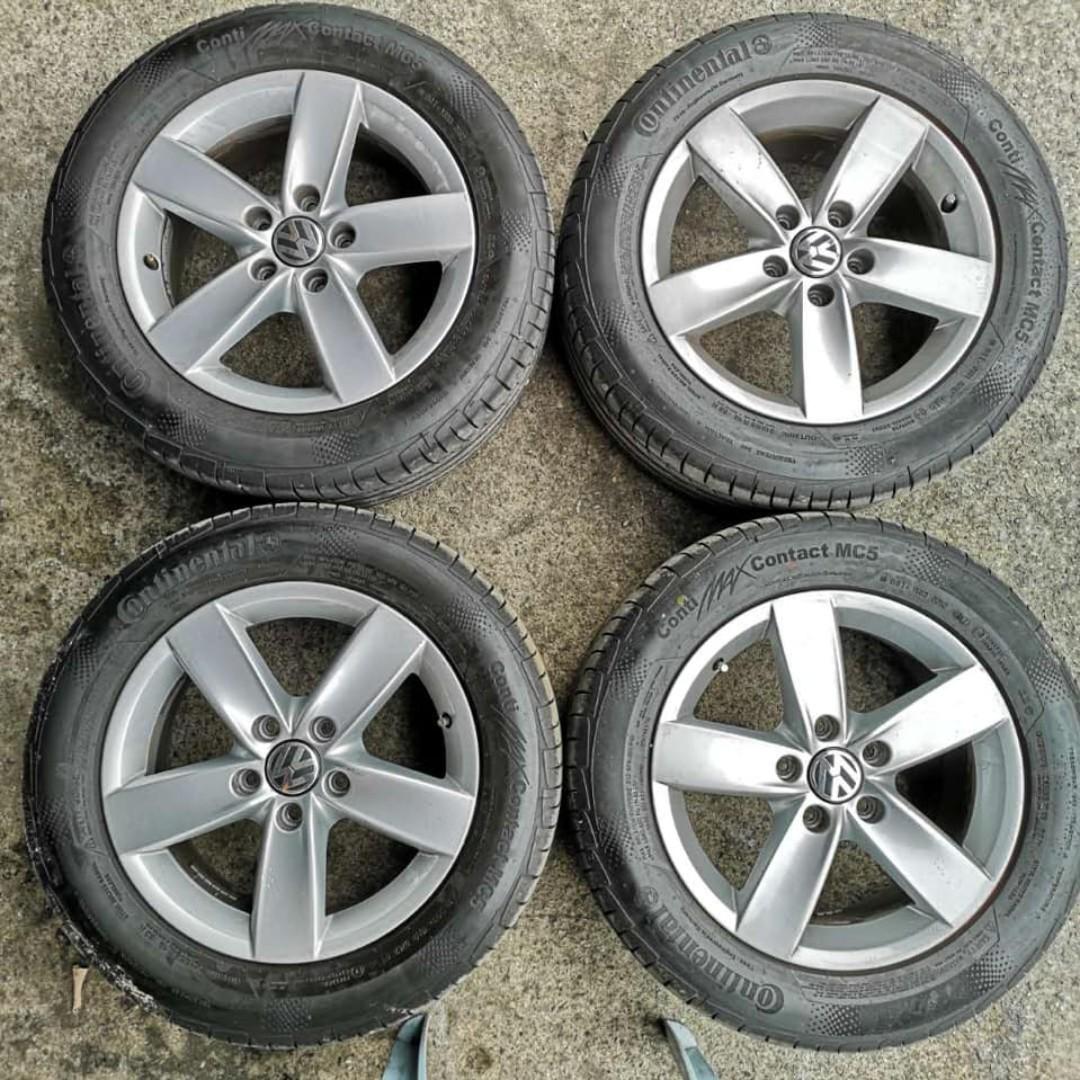 SPORT RIM VOLKSWAGEN 16" & TYRE 99% GOLF TSI JETTA, Auto Accessories on ...