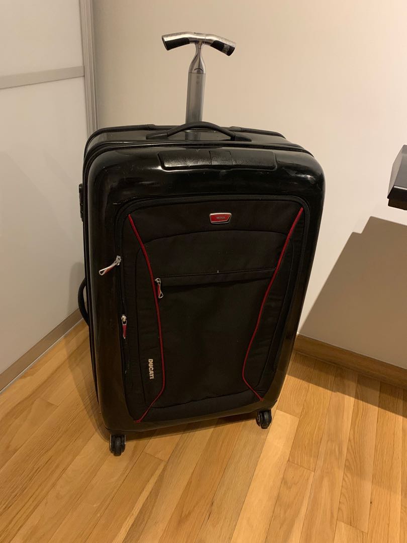 TUMI Ducati Black X-Large Suitcase, Hobbies & Toys, Travel, Travel ...