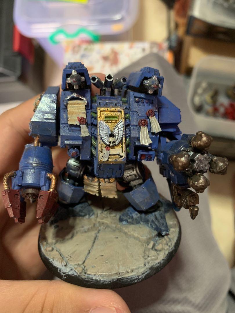 Warhammer 40k space marine ironclad dreadnought x2, Hobbies & Toys ...